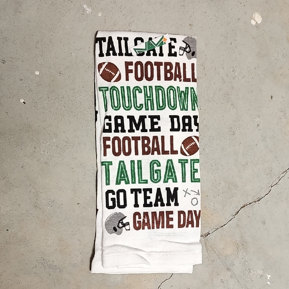 Kitchen | Nwt Football Themed Kitchen Towel | Poshmark